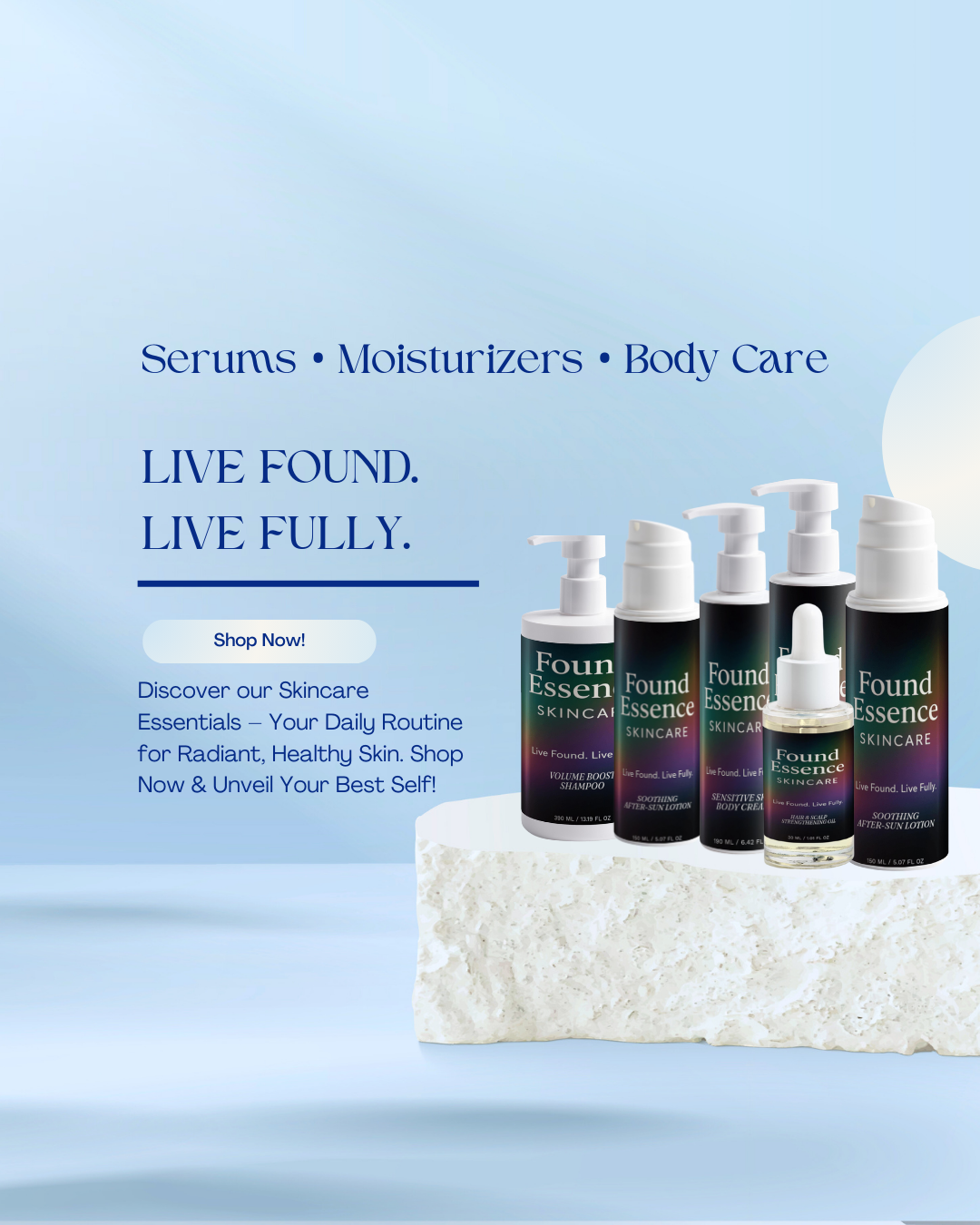 Found Essence | Skincare & Apparel for Living Fully